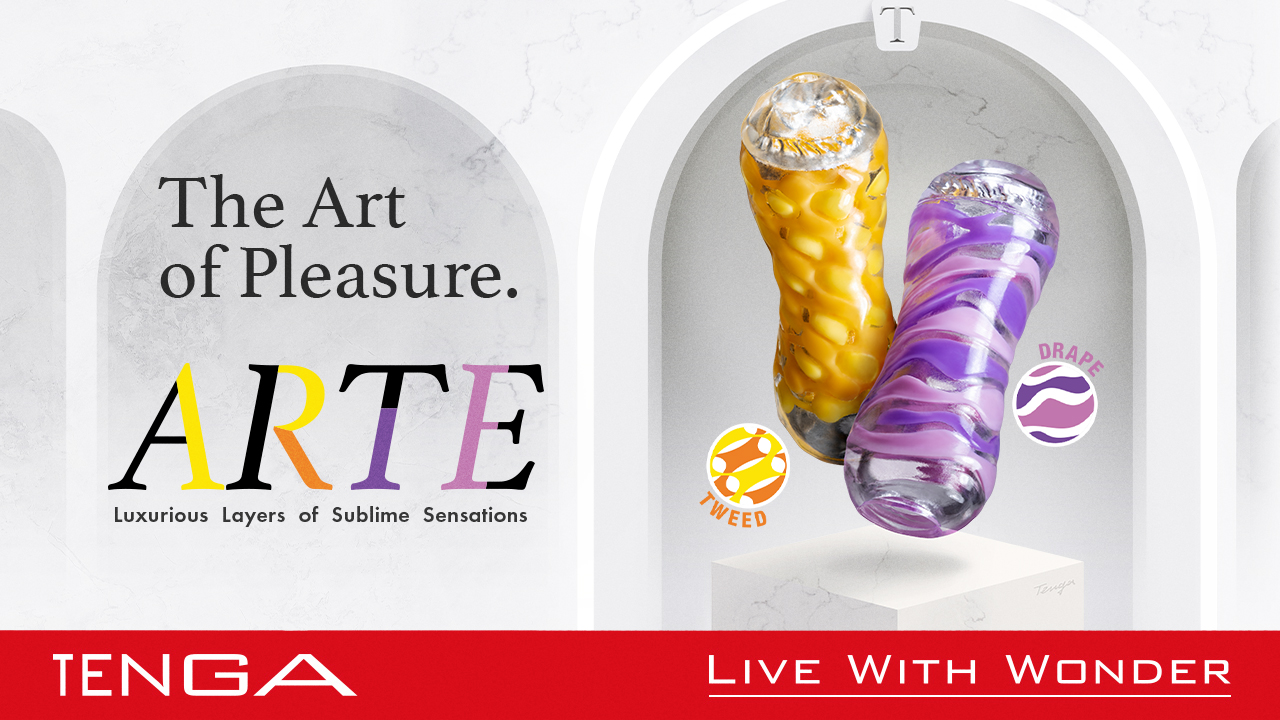 ARTE - TENGA - Masturbate Better - Global Bestselling Men's Sex Toy Brand